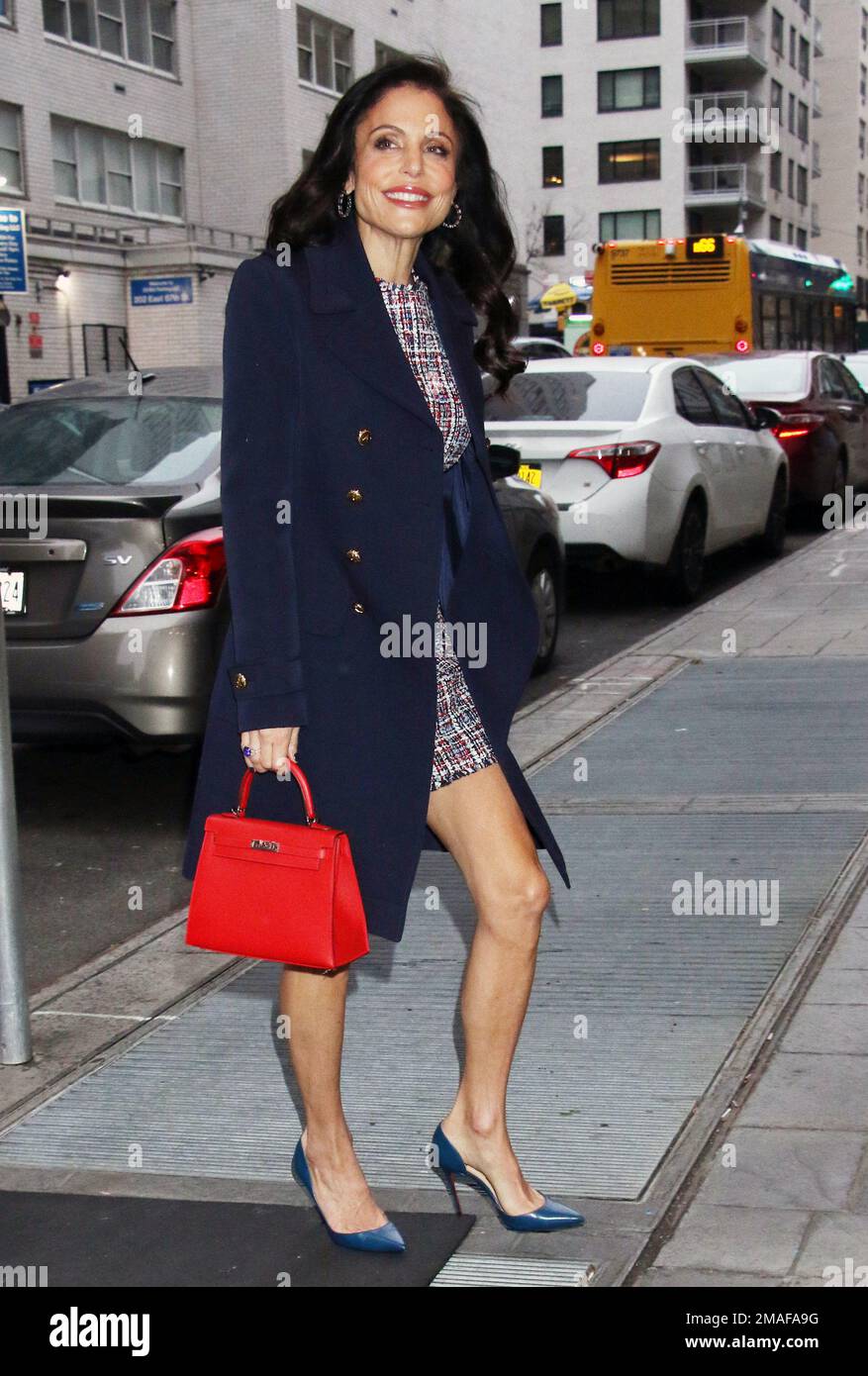New York, NY, USA. 19th Jan, 2023. Bethenny Frankel seen exiting Good ...