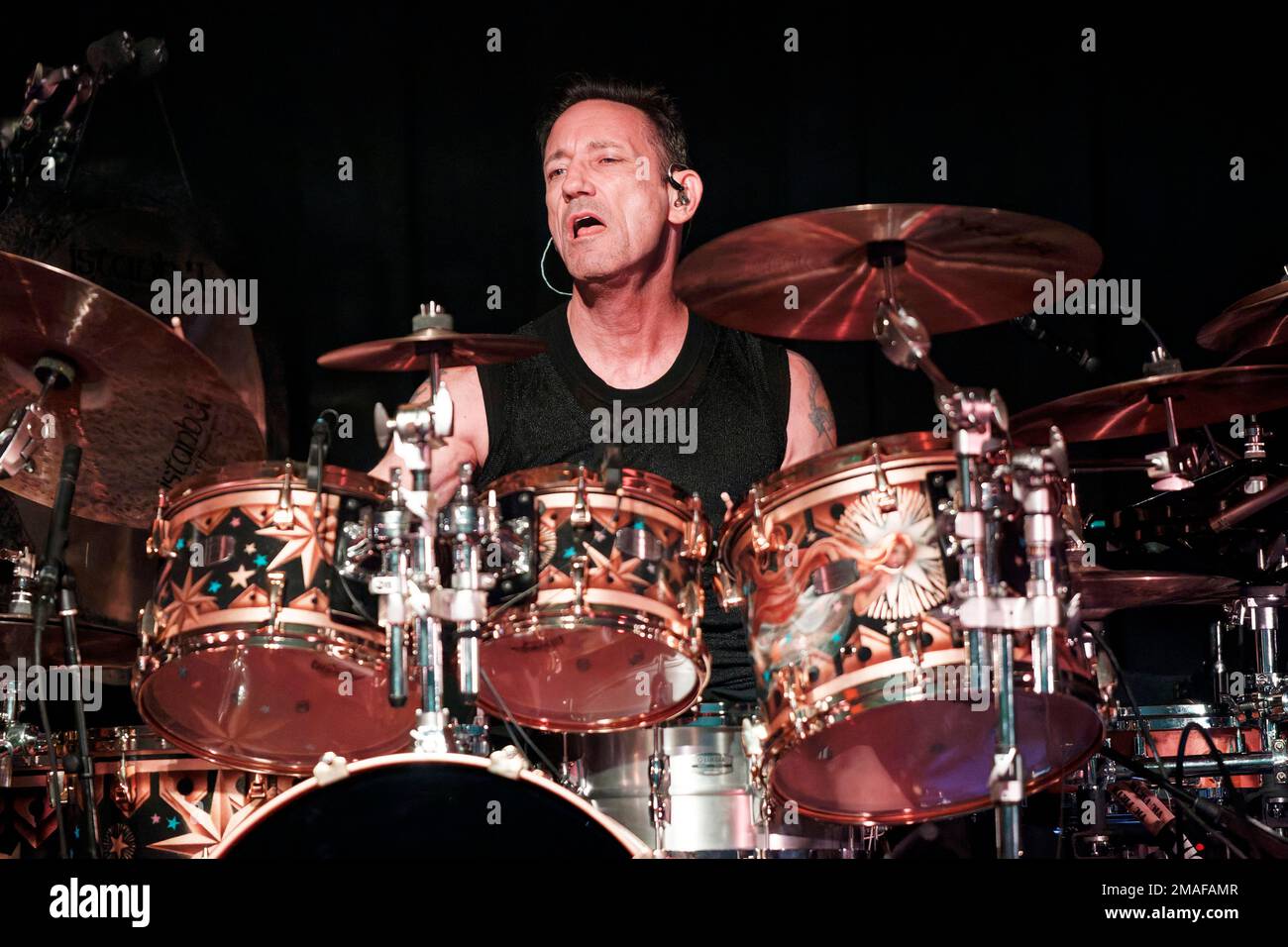 Jimmy Chamberlin of the Smashing Pumpkins performs at the Metro on ...