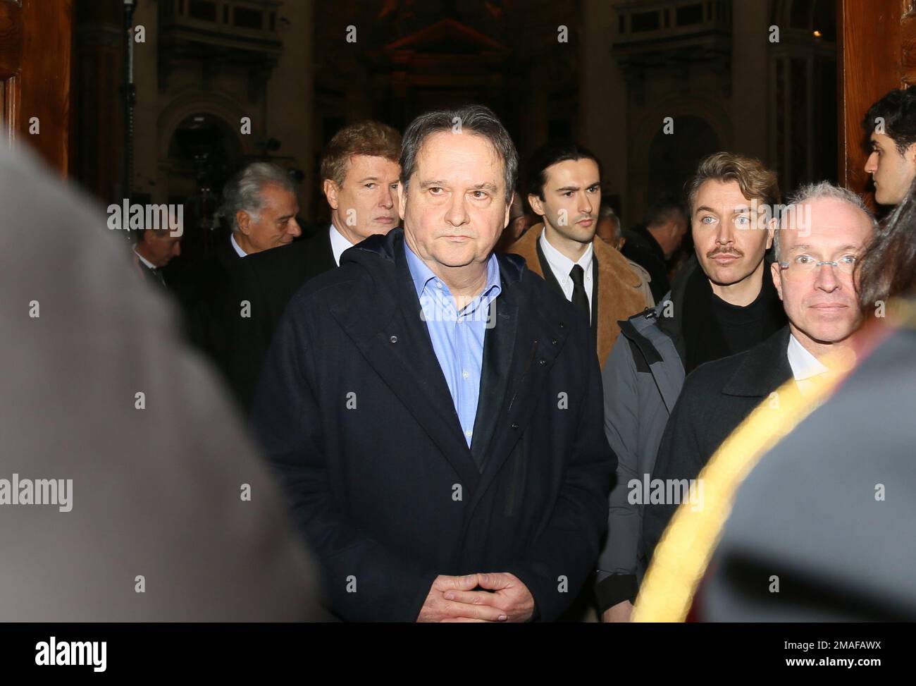 Rome, . 19th Jan, 2023. Rome, funeral of Gina Lollobrigida in the ...