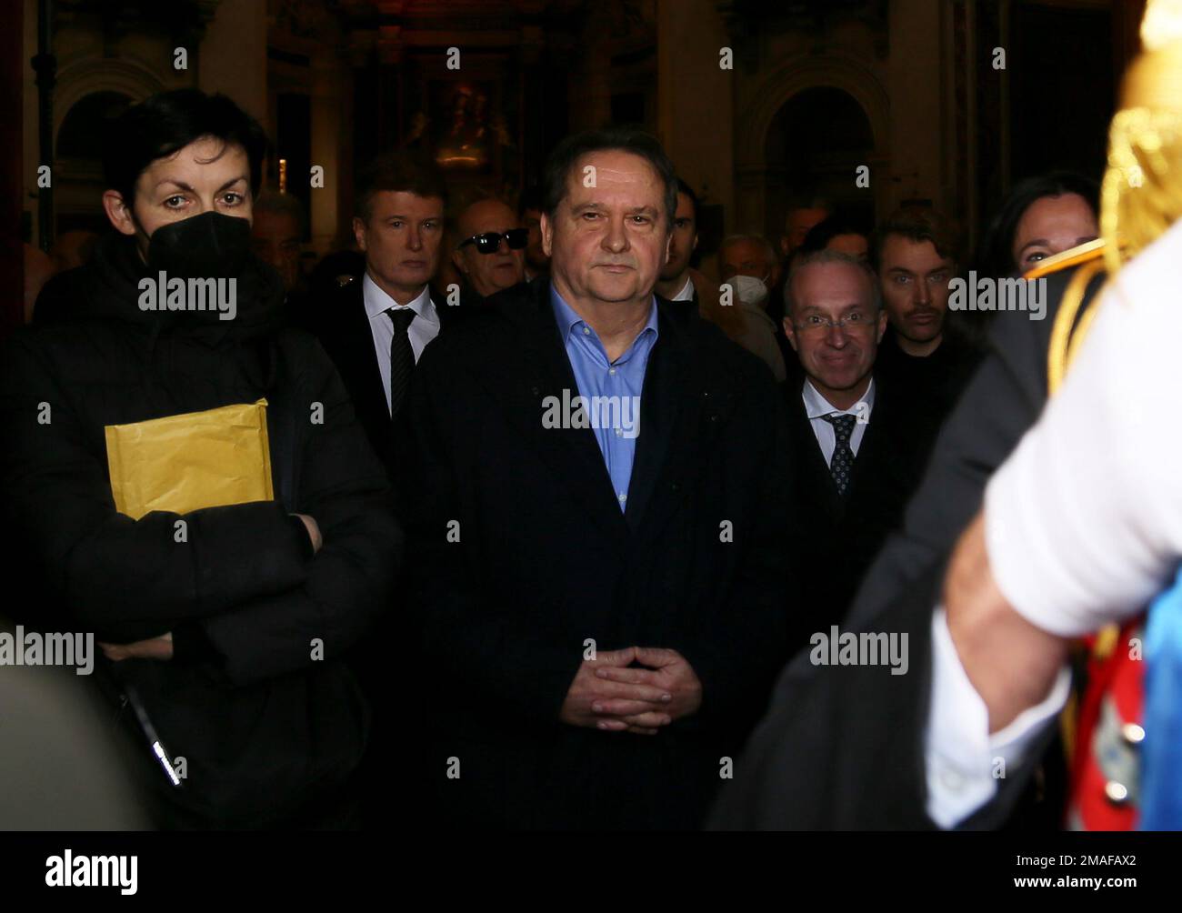 Rome, . 19th Jan, 2023. Rome, funeral of Gina Lollobrigida in the ...