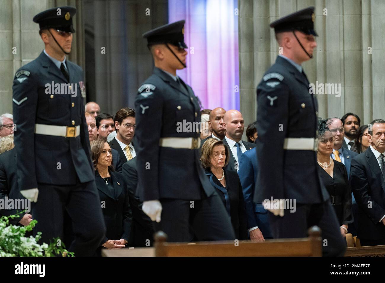 Vice President Kamala Harris and House Speaker Nancy Pelosi of Calif ...