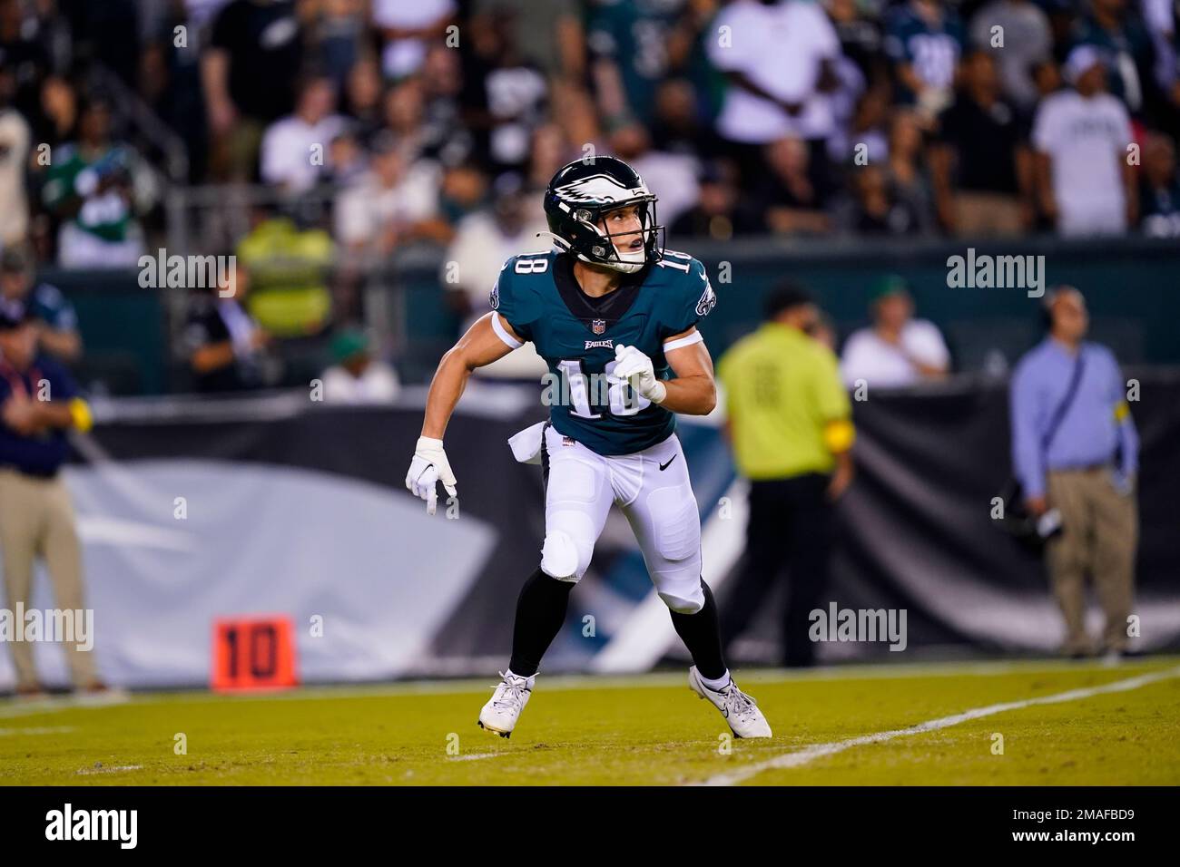 Philadelphia Eagles Britain Covey during an NFL football game, Monday ...
