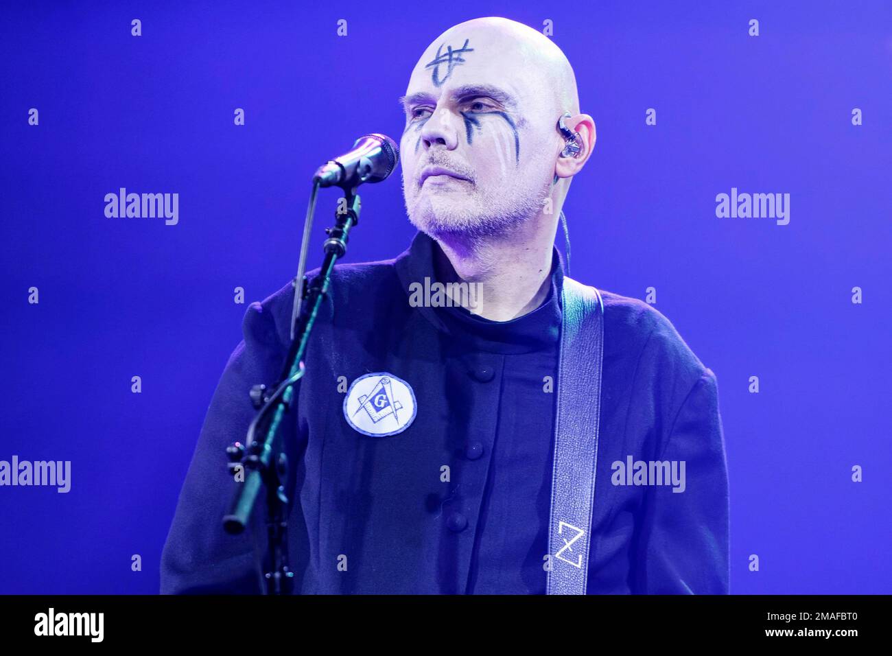 Billy Corgan of the Smashing Pumpkins performs at the Metro on Tuesday ...