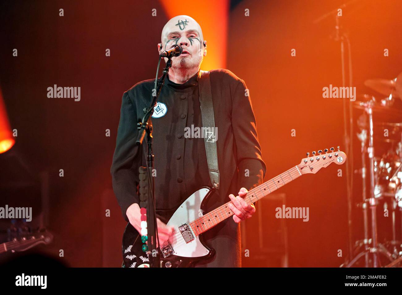 Billy Corgan of the Smashing Pumpkins performs at the Metro on Tuesday ...