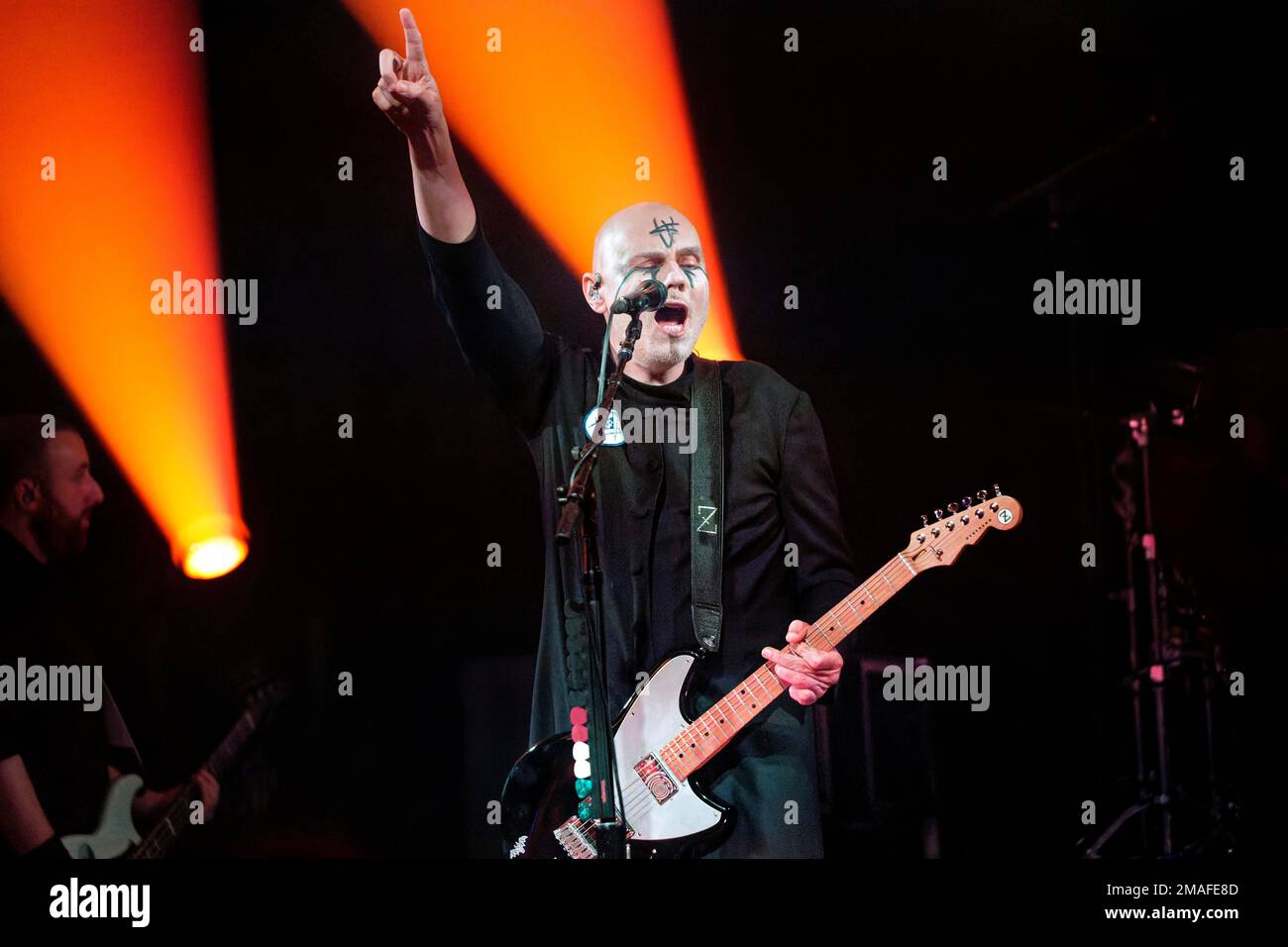 Billy Corgan of the Smashing Pumpkins performs at the Metro on Tuesday ...