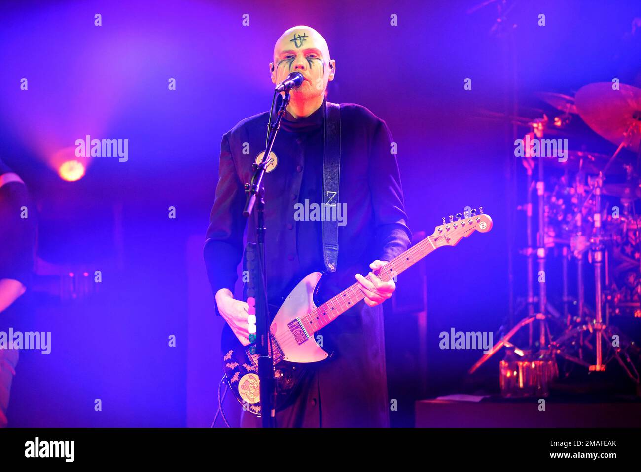 Billy Corgan of the Smashing Pumpkins performs at the Metro on Tuesday ...