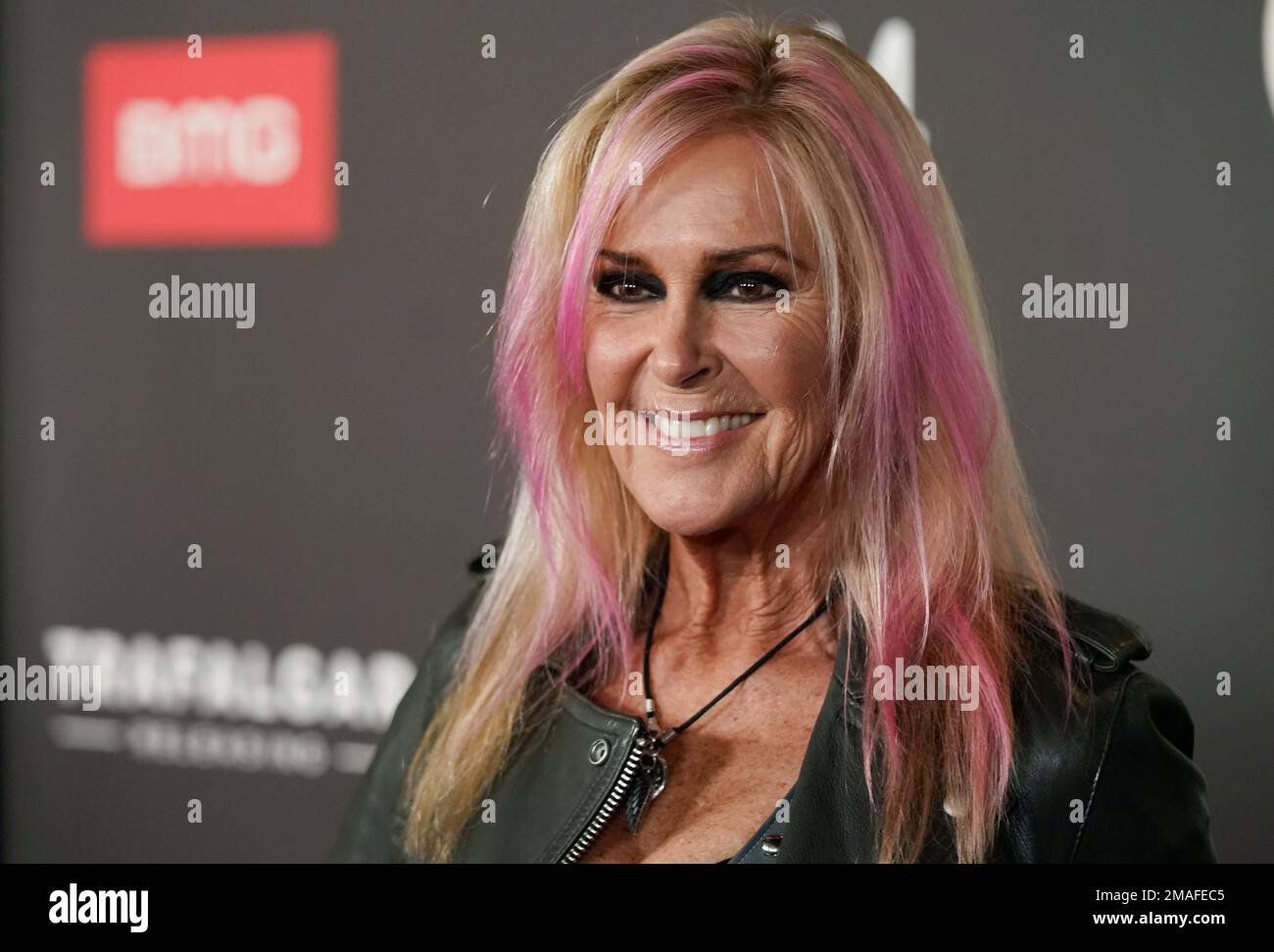 Singer Lita Ford poses at the premiere of the documentary film "Dio ...