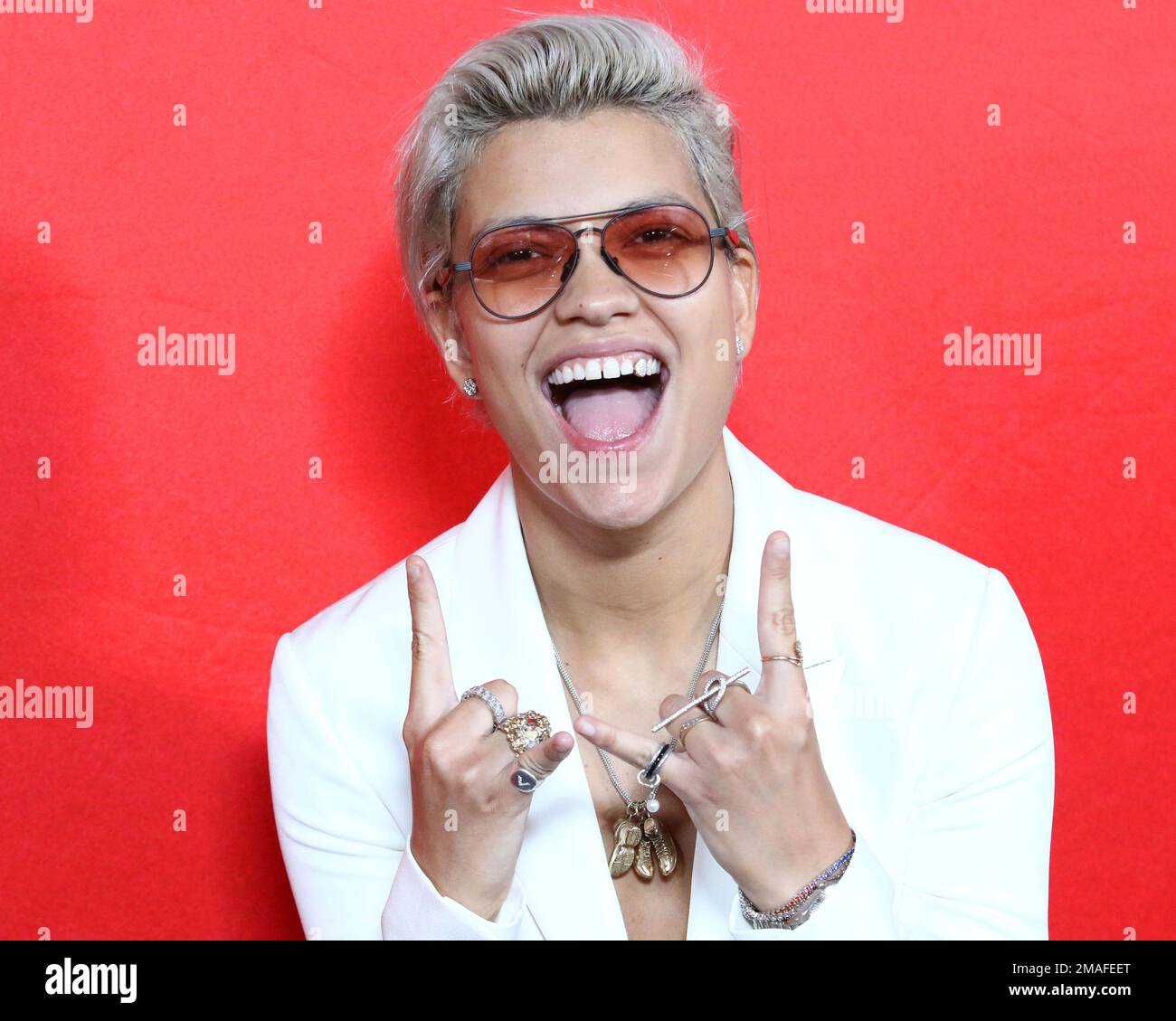 Victoria Brito attends the premiere of "Bros" at AMC Lincoln Square on ...