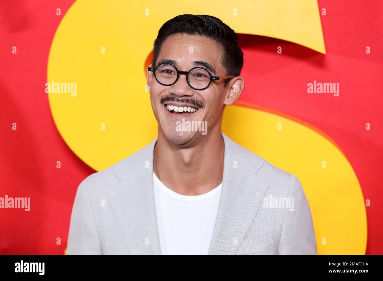 Bennett Chin attends the premiere of "Bros" at AMC Lincoln Square on ...
