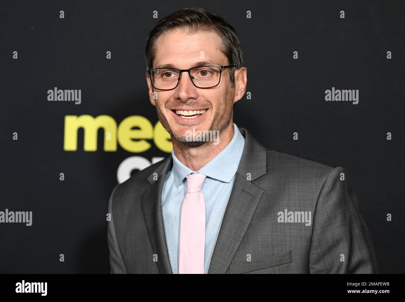 Alex Lehmann attends the premiere of "Meet Cute" at Manhattan West ...