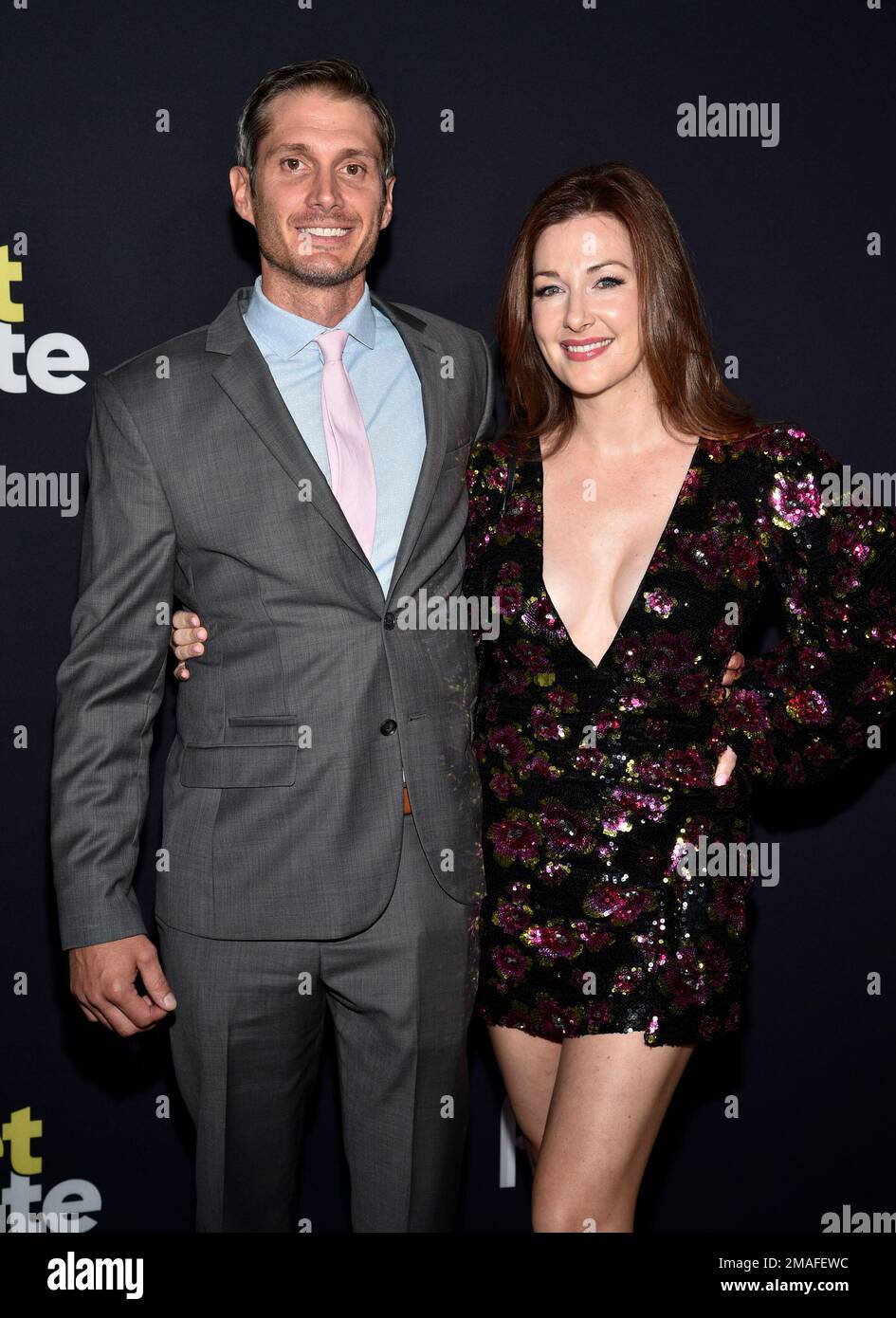 Director Alex Lehmann, left, and Sierra Fisk attend the premiere of ...