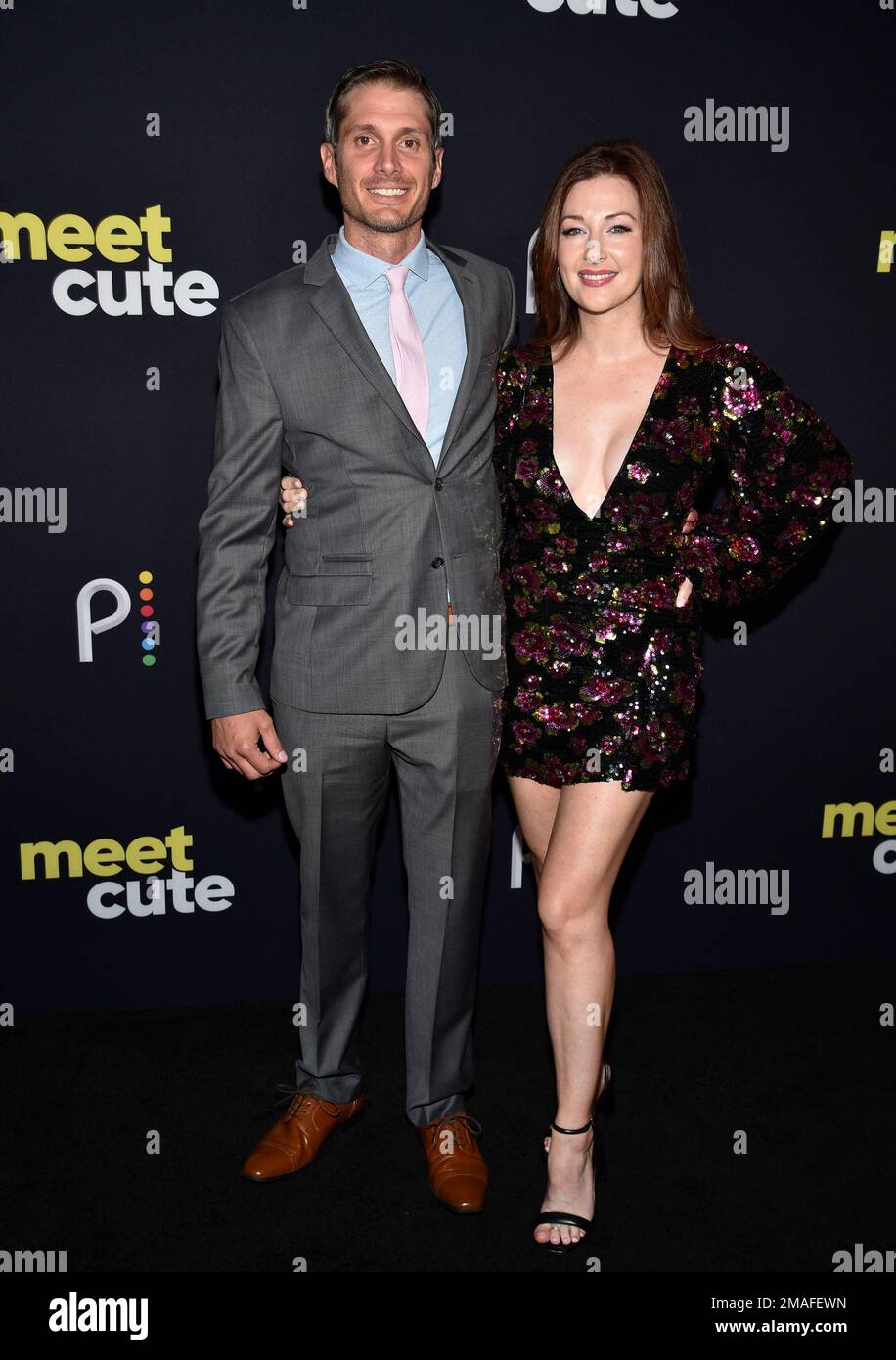 Director Alex Lehmann, left, and Sierra Fisk attend the premiere of ...