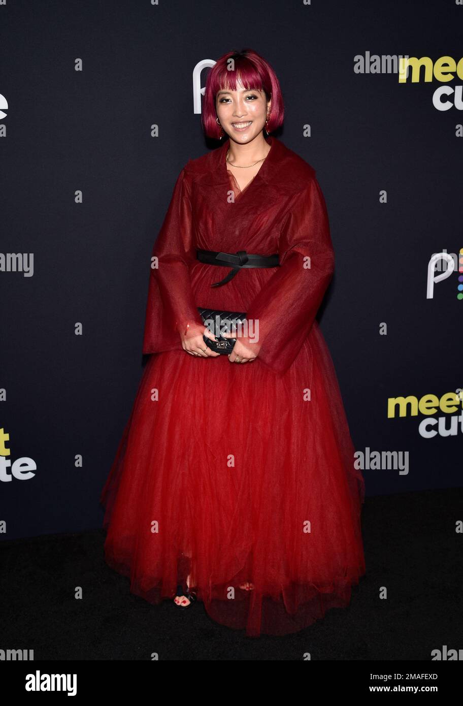 Costume designer Michelle J. Li attends the premiere of "Meet Cute" at ...