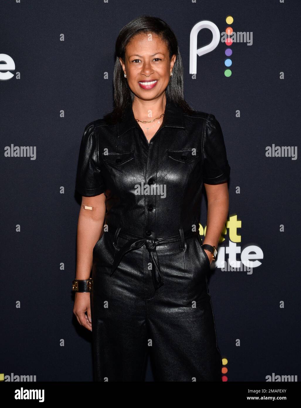 Val Boreland attends the premiere of "Meet Cute" at Manhattan West ...