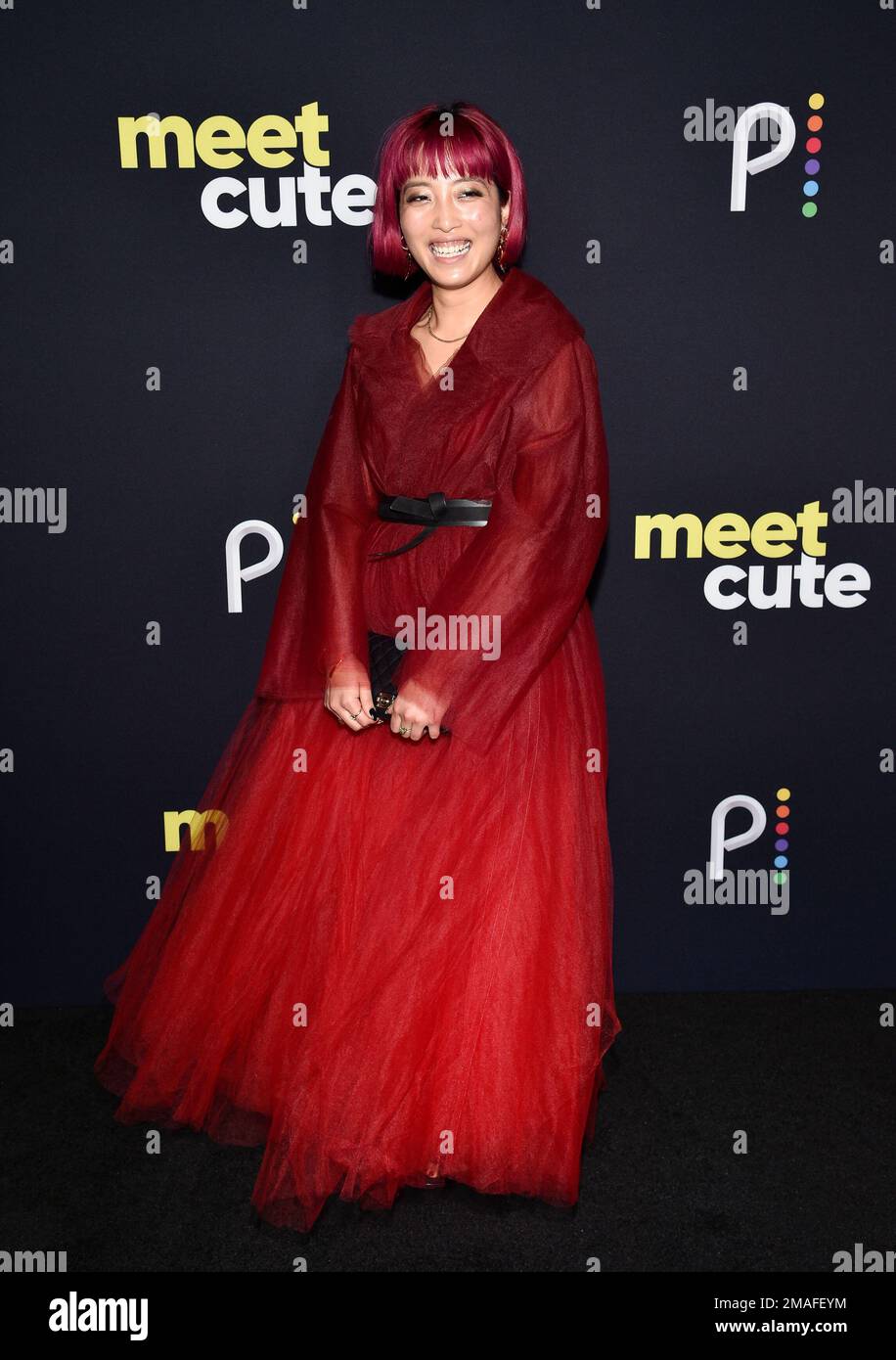 Costume designer Michelle J. Li attends the premiere of "Meet Cute" at ...