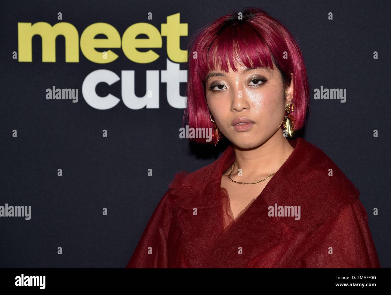 Costume designer Michelle J. Li attends the premiere of "Meet Cute" at ...