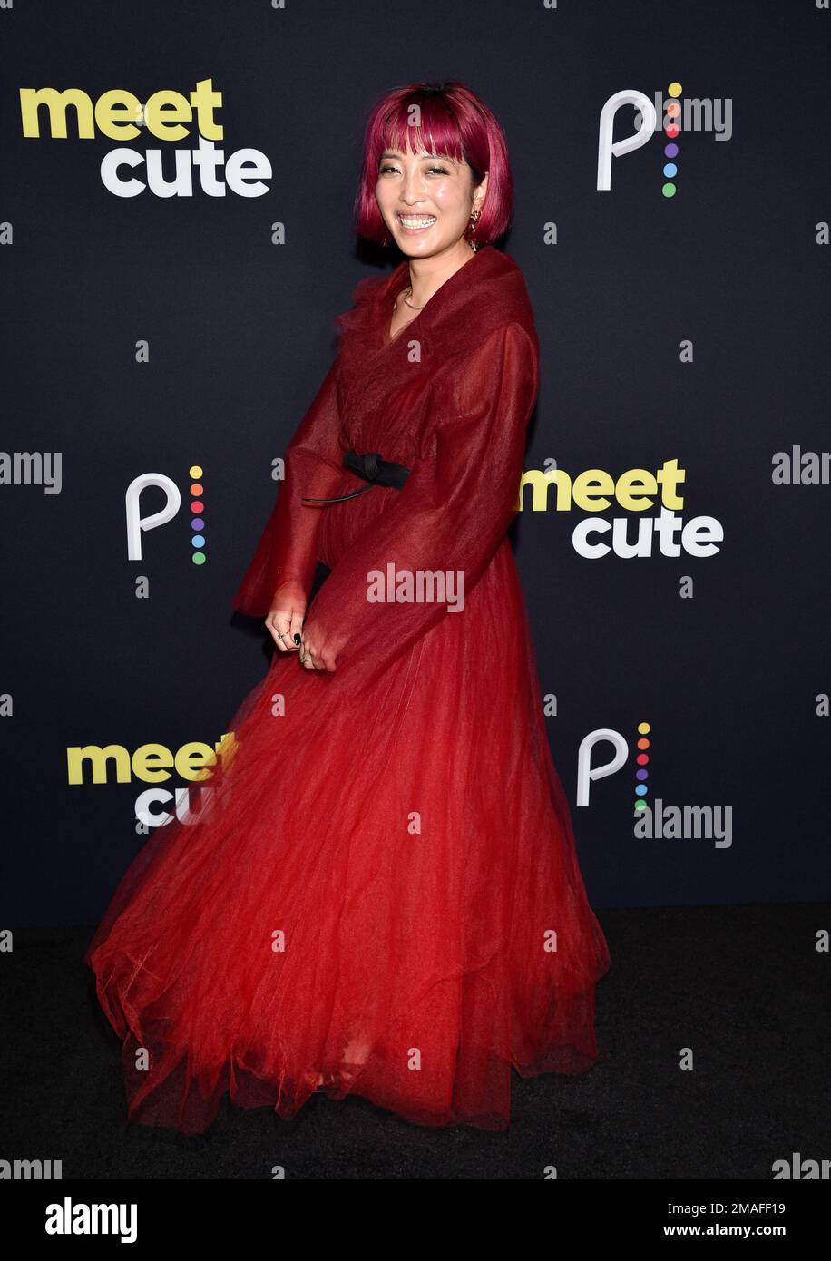 Costume designer Michelle J. Li attends the premiere of "Meet Cute" at ...