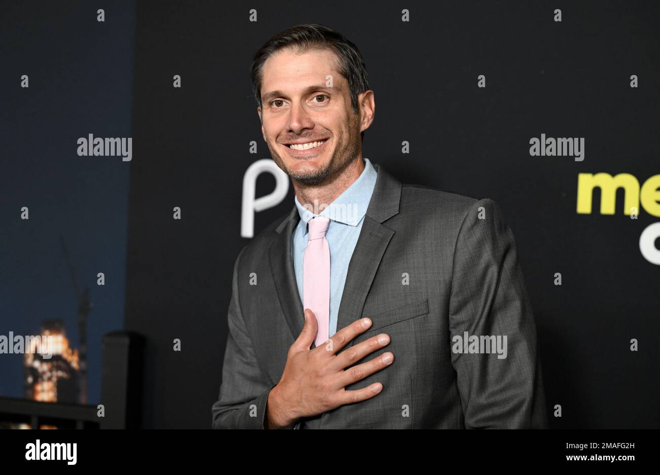 Director Alex Lehmann attends the premiere of "Meet Cute" at Manhattan ...
