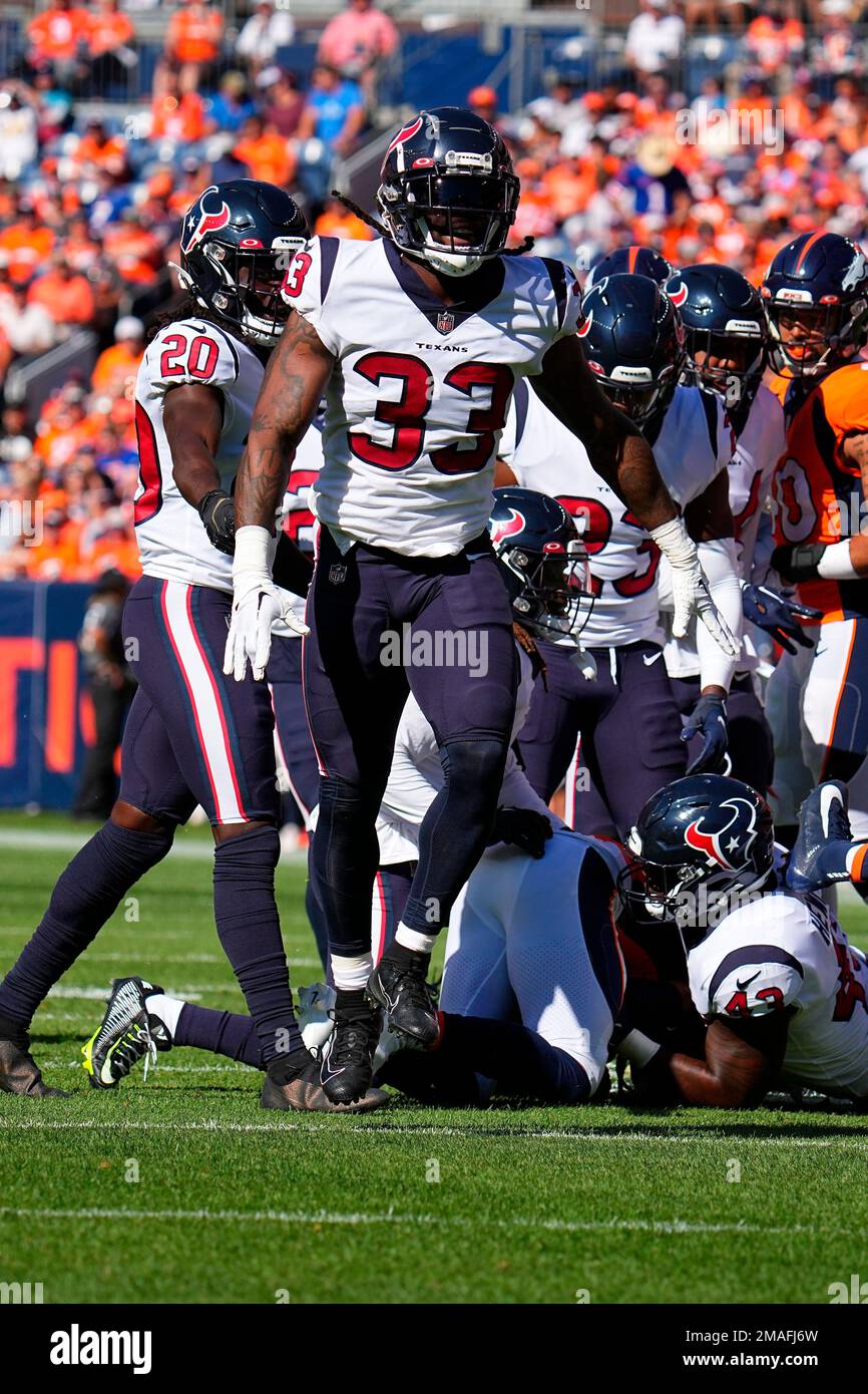 Houston Texans running back Dare Ogunbowale (33) runs the ball against ...