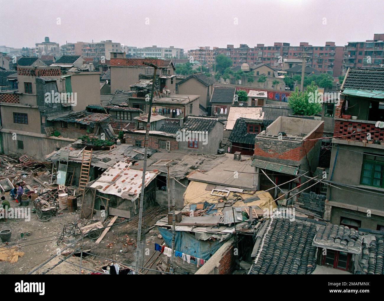 A general view of the slums of Shanghai, China, is seen in this May ...