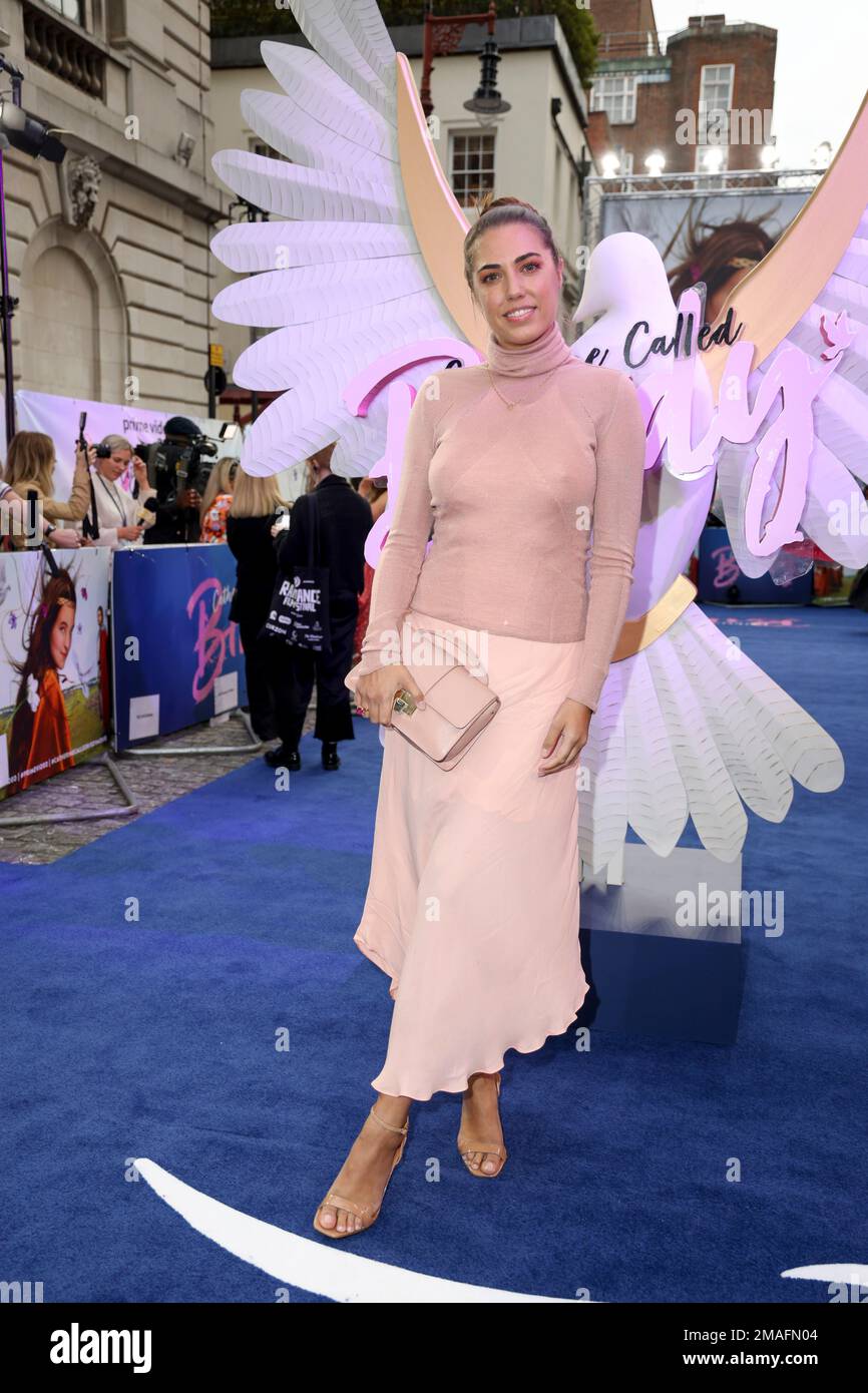 Amber Le Bon poses for photographers upon arrival for the UK premiere ...