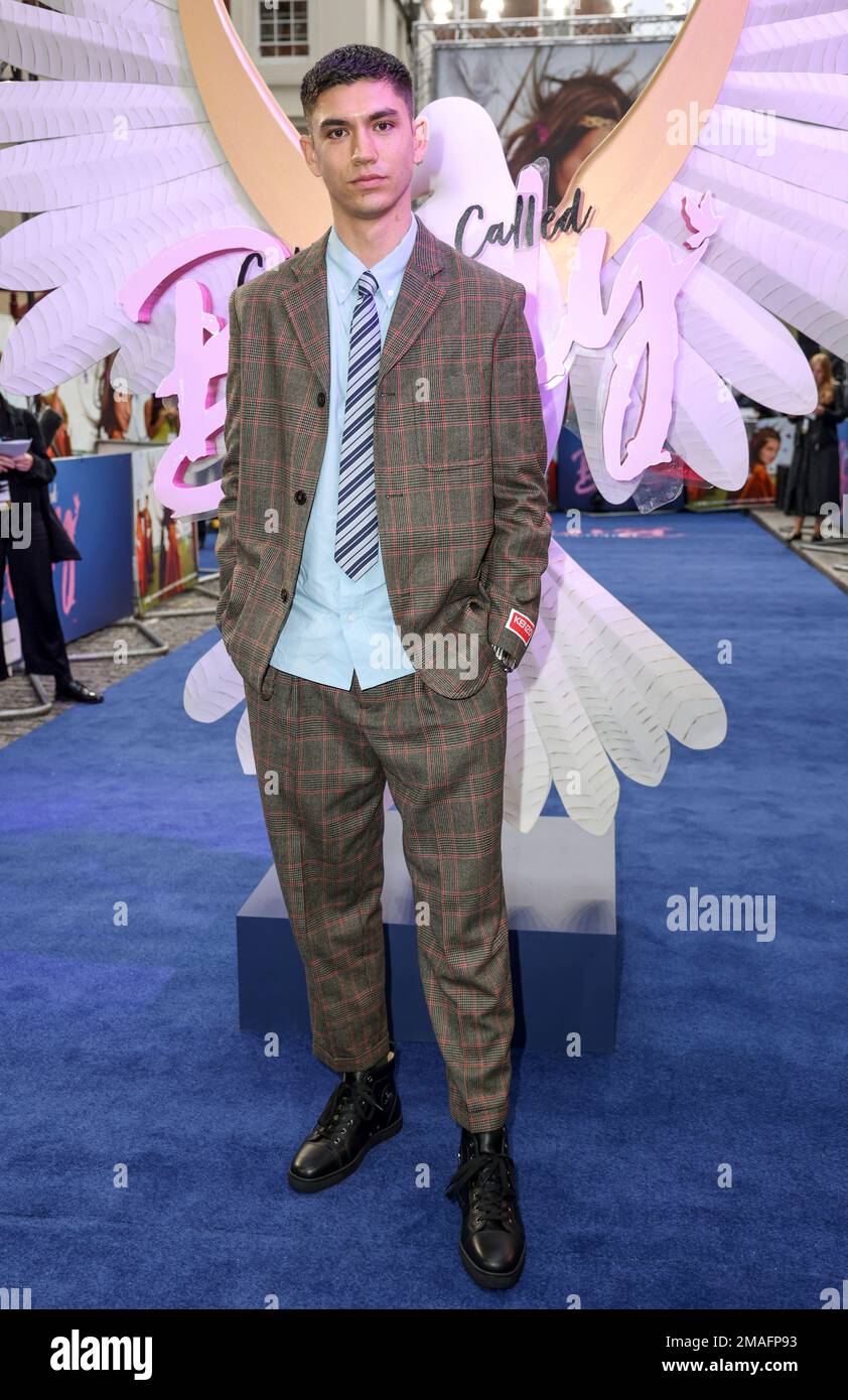 Archie Renaux poses for photographers upon arrival for the UK premiere ...