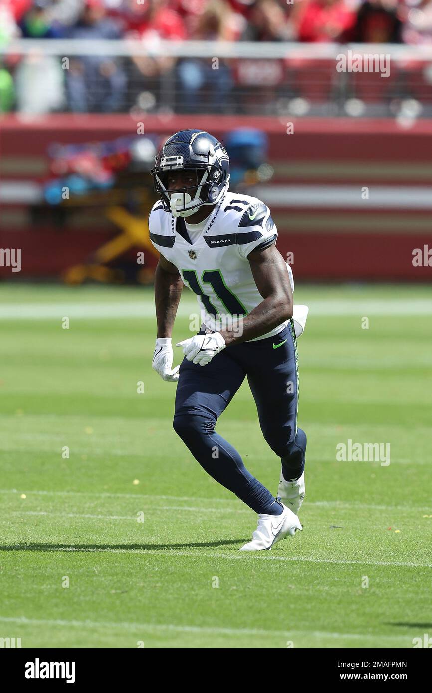 Seattle Seahawks wide receiver Cody Thompson (11) runs a route during ...