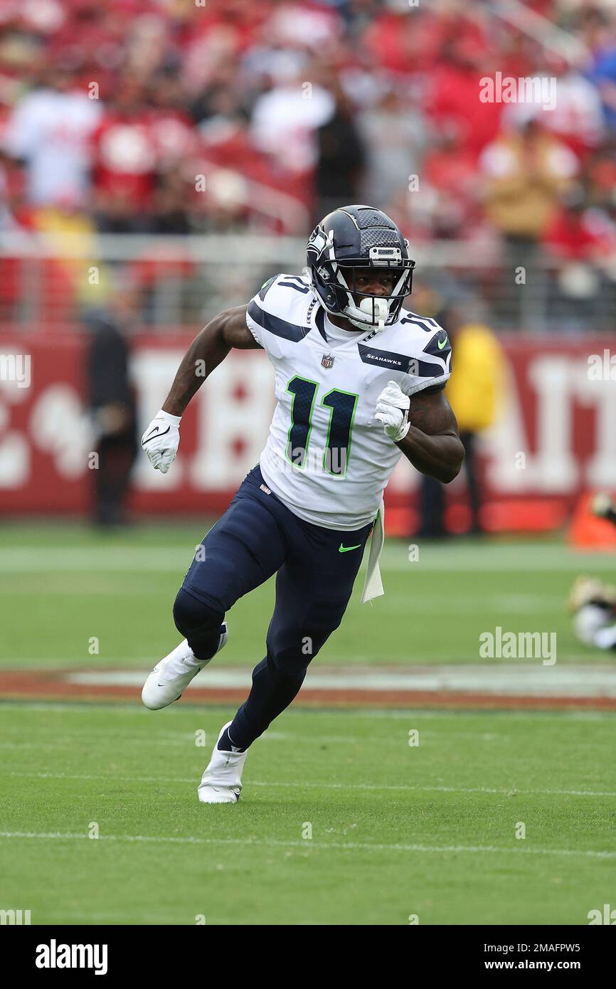Seattle Seahawks wide receiver Cody Thompson (11) runs a route during ...