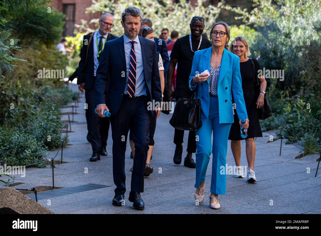 Frederik, Crown Prince of Denmark and Berit Basse, the Danish ...