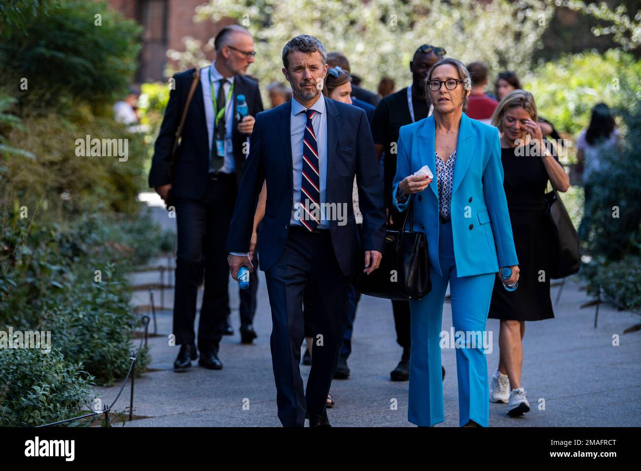 Frederik, Crown Prince of Denmark and Berit Basse, the Danish ...