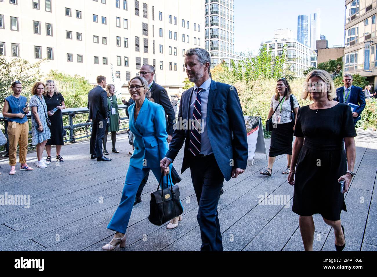 Frederik, Crown Prince of Denmark and Berit Basse, the Danish ...