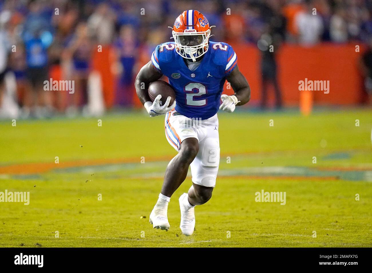 Florida running back Montrell Johnson Jr. runs against South Florida ...