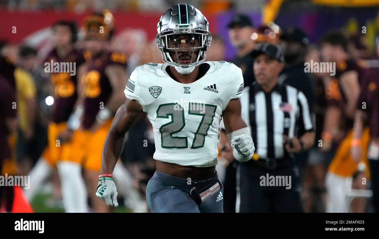 Eastern Michigan defensive back David Carter Jr. (27) during an NCAA ...