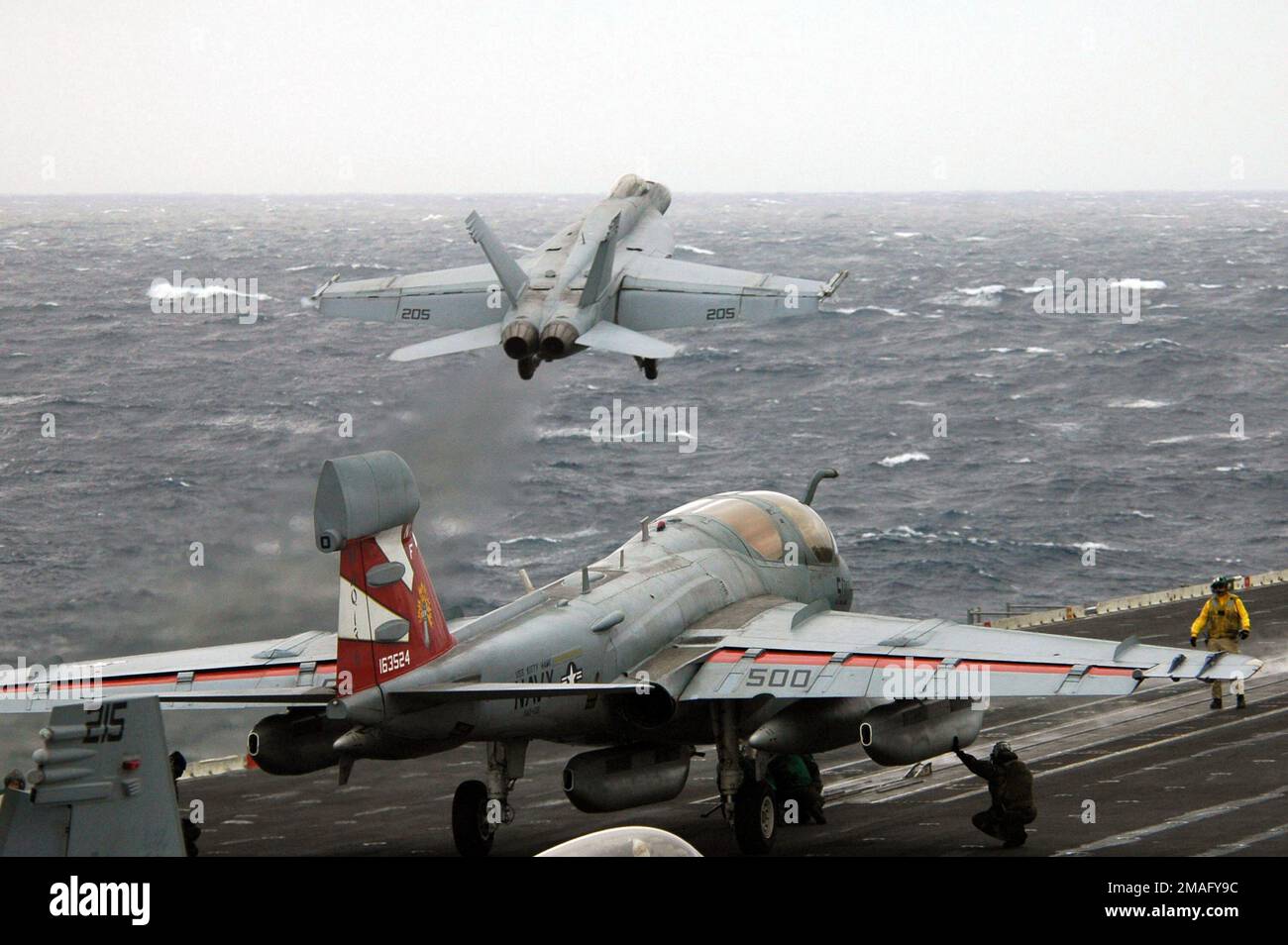 060807-N-6106R-125. Base: USS Kitty Hawk (CV 63) Country: Indian Ocean ...