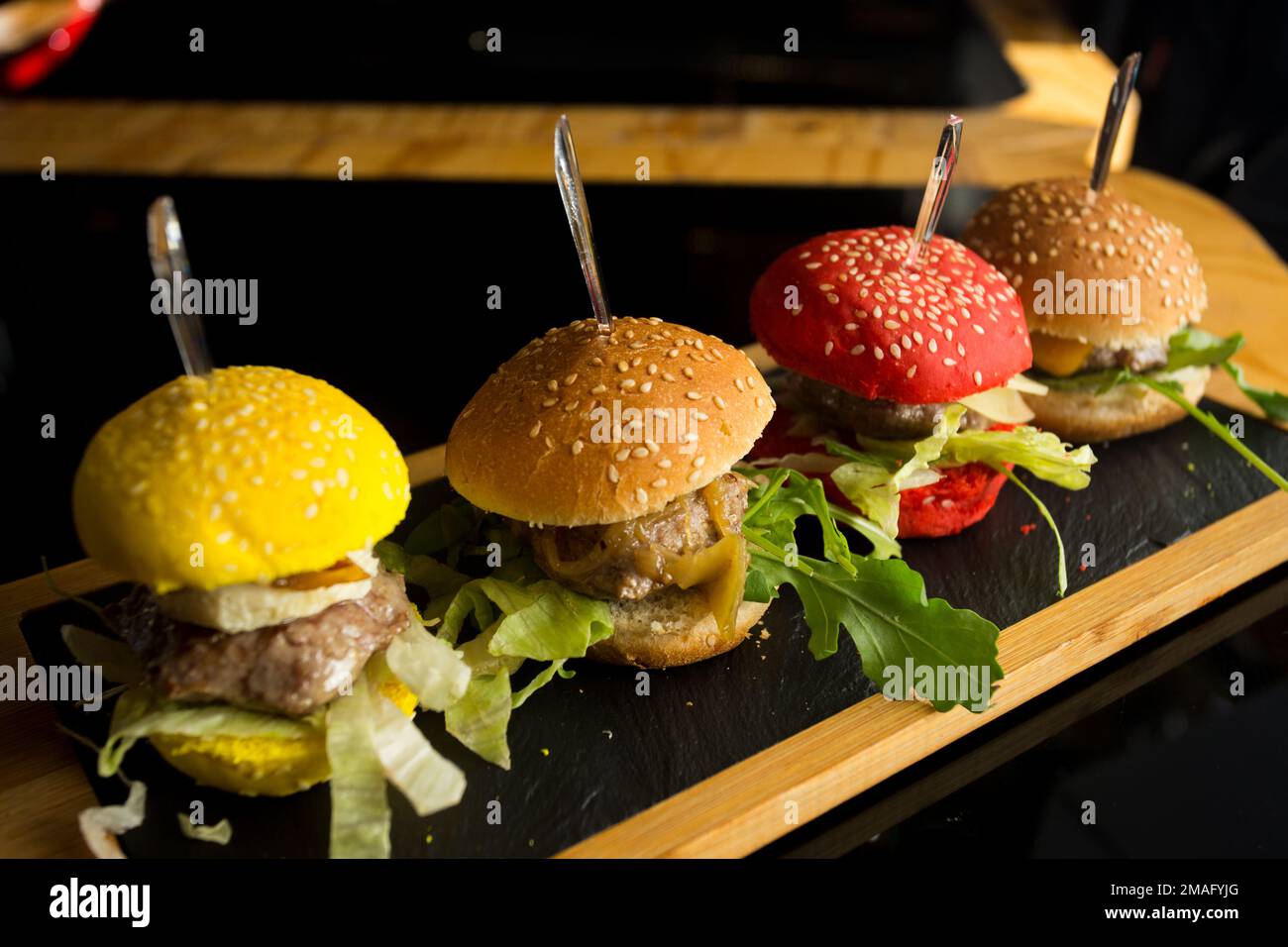 Burger small size hi-res stock photography and images - Alamy