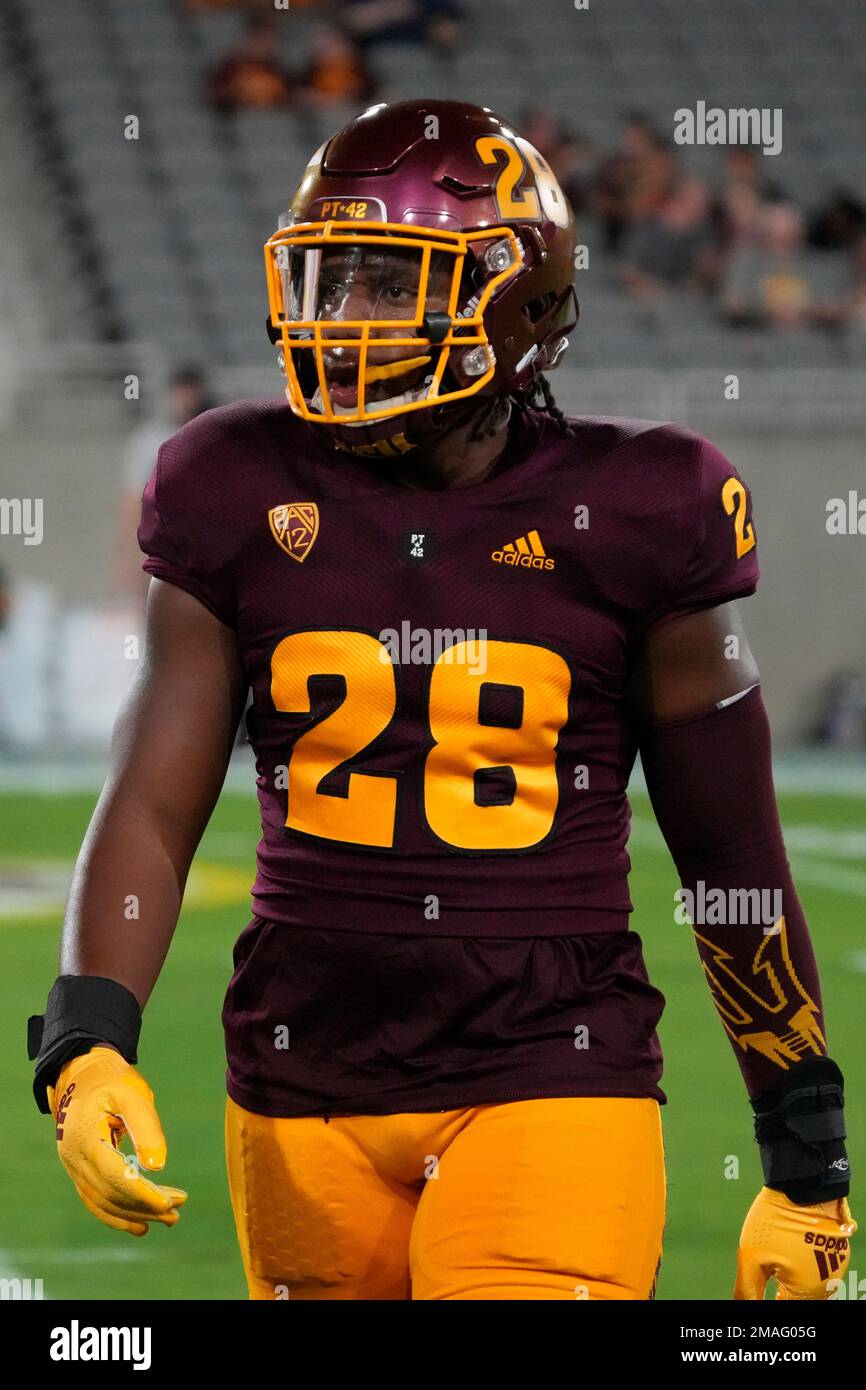Arizona State linebacker Will Shaffer (28) during an NCAA football game ...