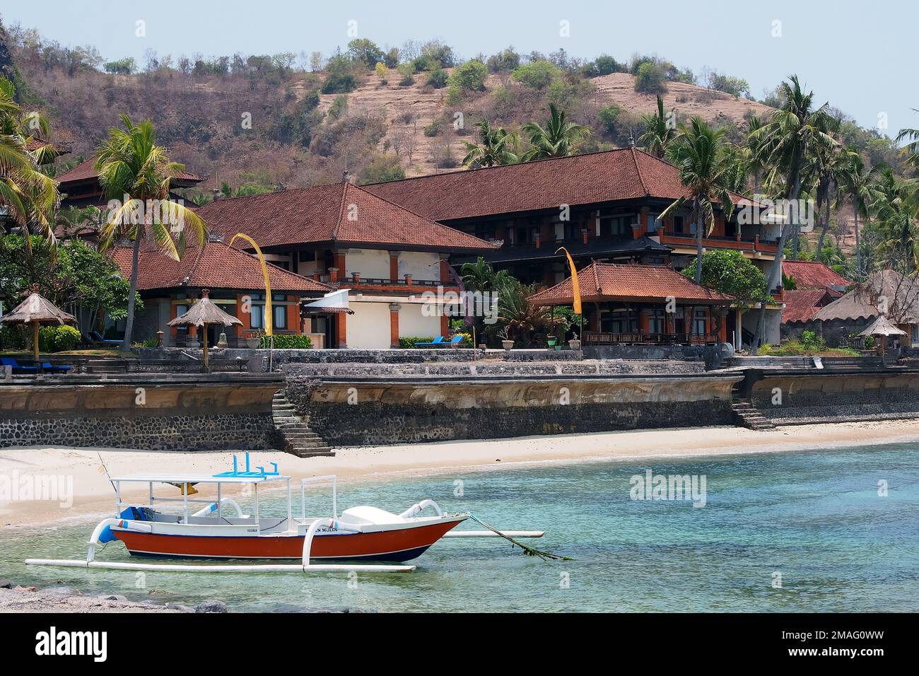 beach, Candidasa, Candi Dasa, Bali, Indonesia, Asia Stock Photo - Alamy