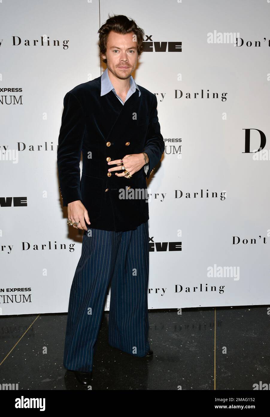 Harry Styles attends a special screening of "Don't Worry Darling" at ...