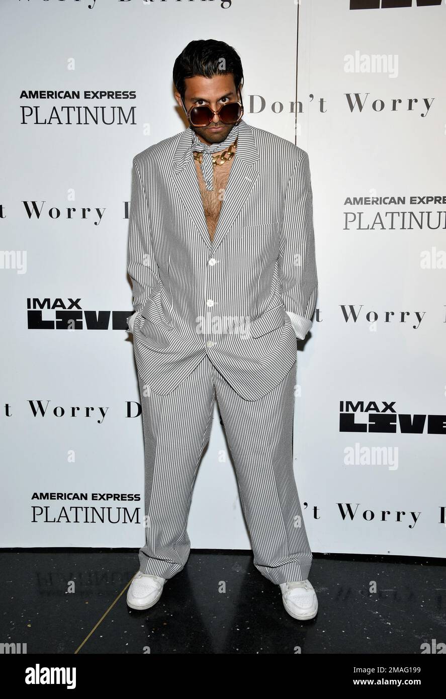 Asif Ali attends a special screening of "Don't Worry Darling" at AMC ...