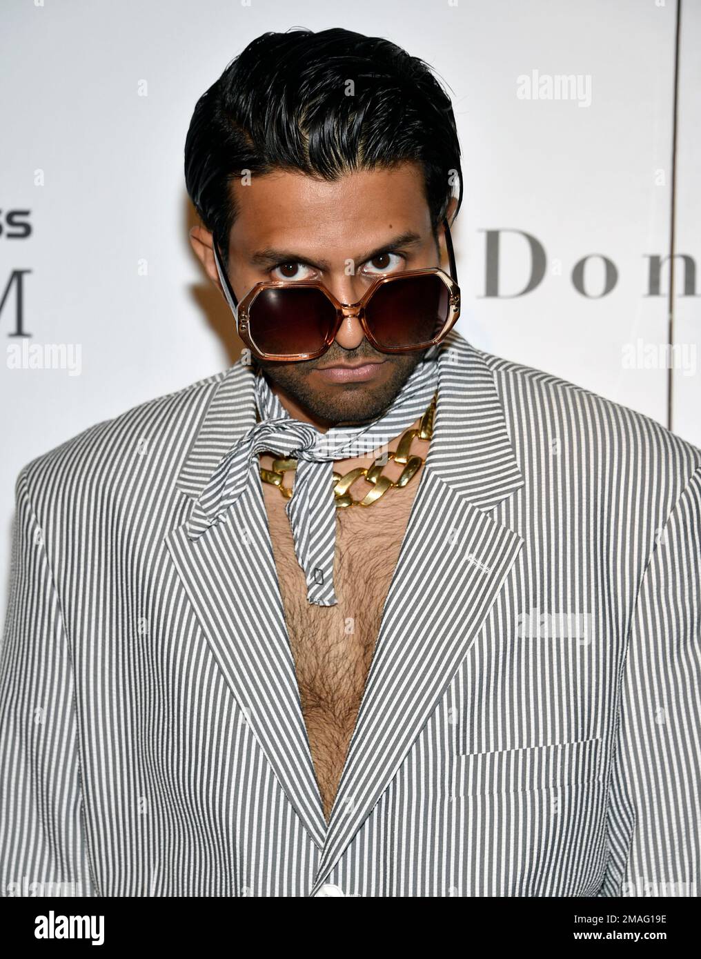 Asif Ali attends a special screening of "Don't Worry Darling" at AMC ...