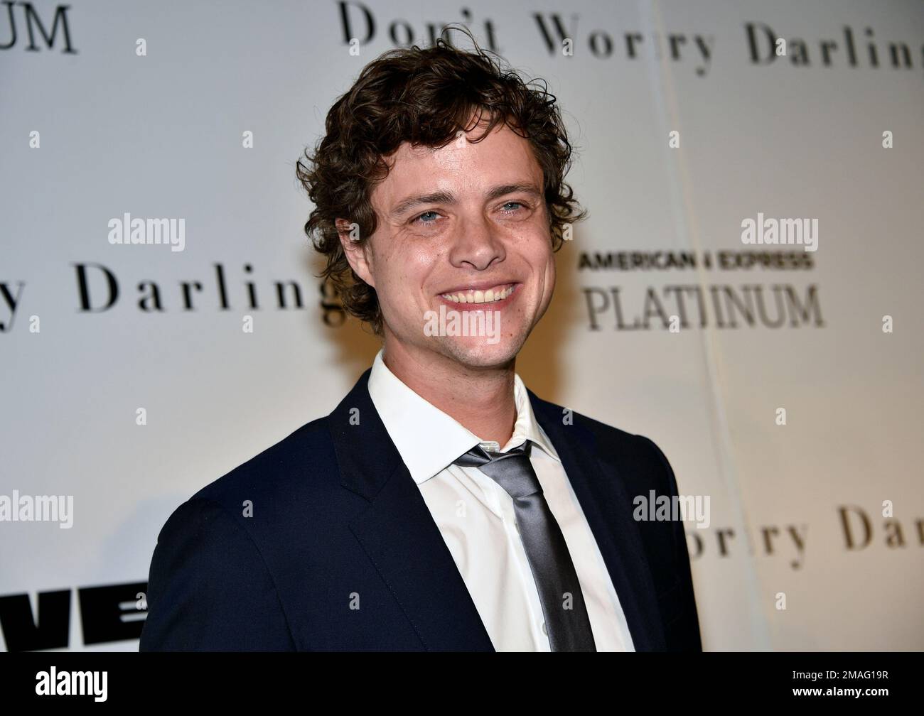 Douglas Smith attends a special screening of "Don't Worry Darling" at ...