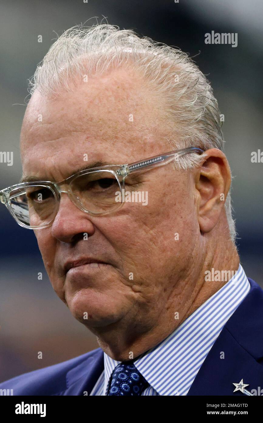 Dallas Cowboys executive Vice President, Stephen Jones walks on the ...