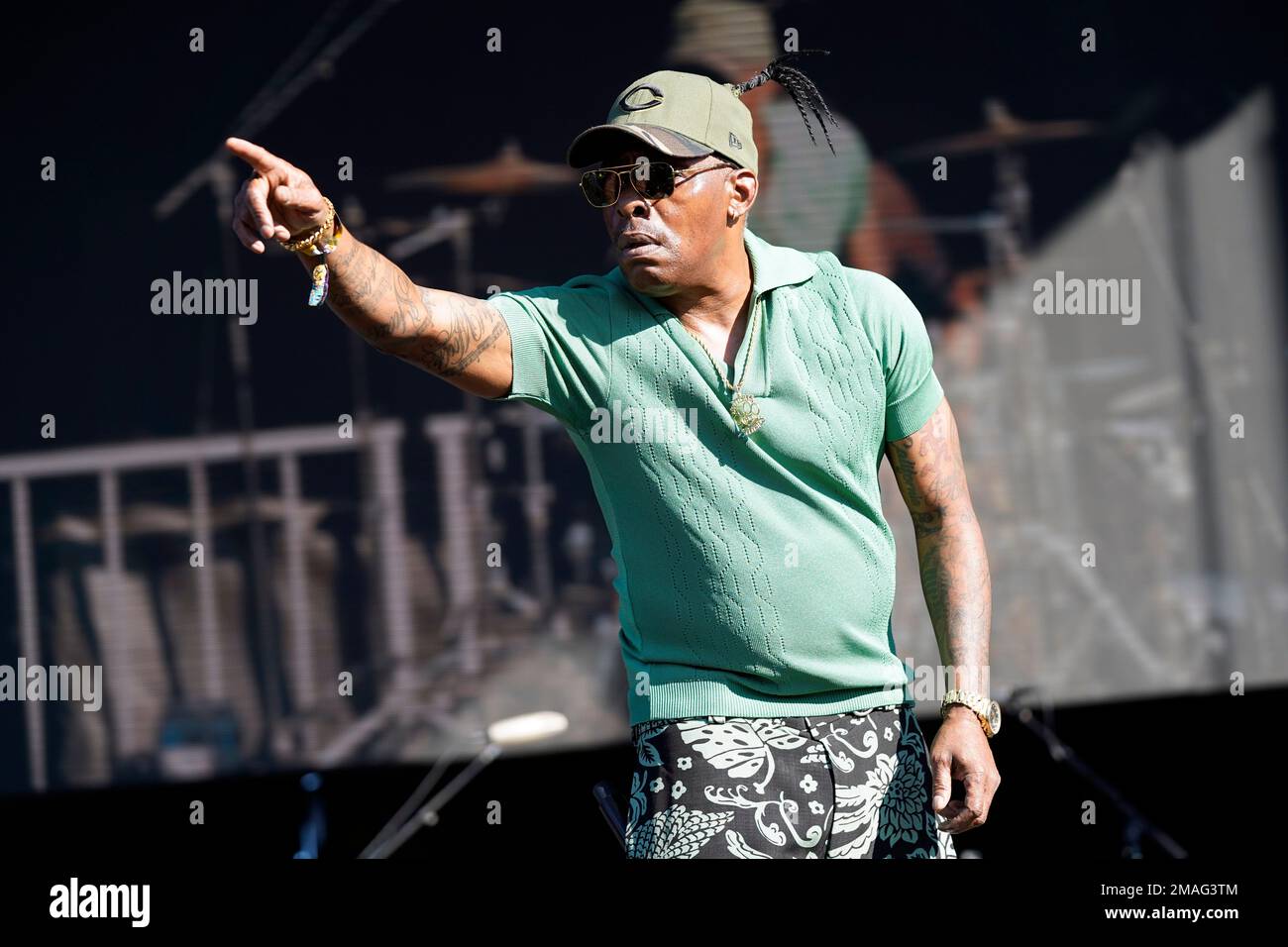 Coolio performs on day three of Riot Fest on Sunday, Sept. 18, 2022, at ...