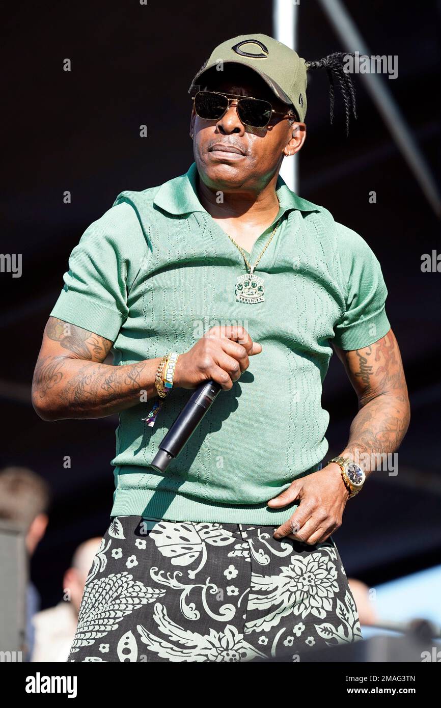 Coolio performs on day three of Riot Fest on Sunday, Sept. 18, 2022, at ...