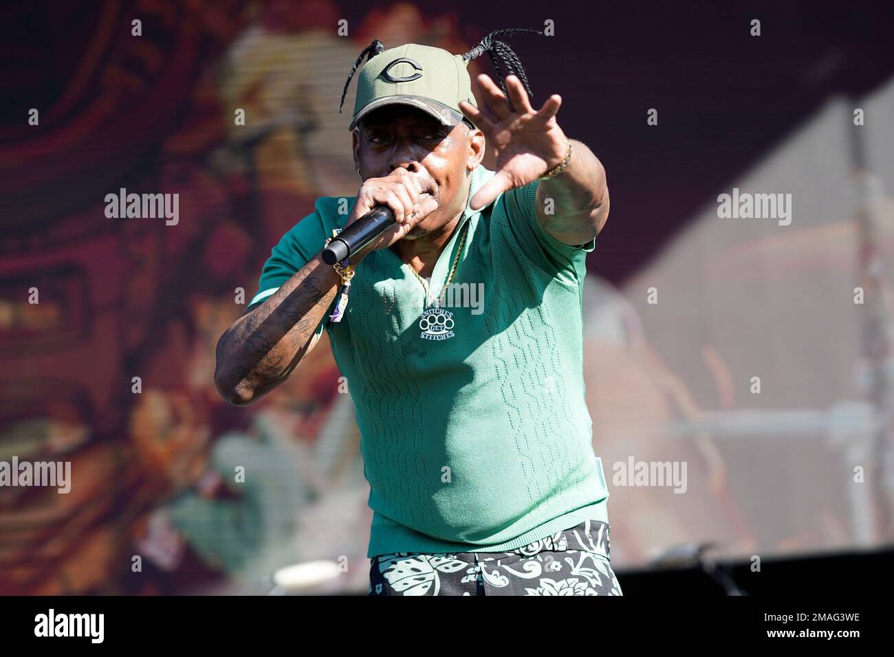 Coolio performs on day three of Riot Fest on Sunday, Sept. 18, 2022, at ...