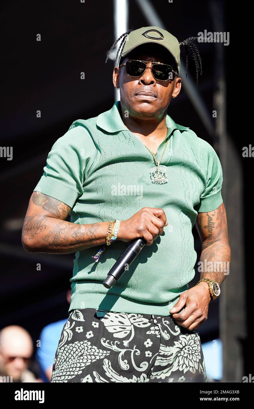 Coolio performs on day three of Riot Fest on Sunday, Sept. 18, 2022, at ...