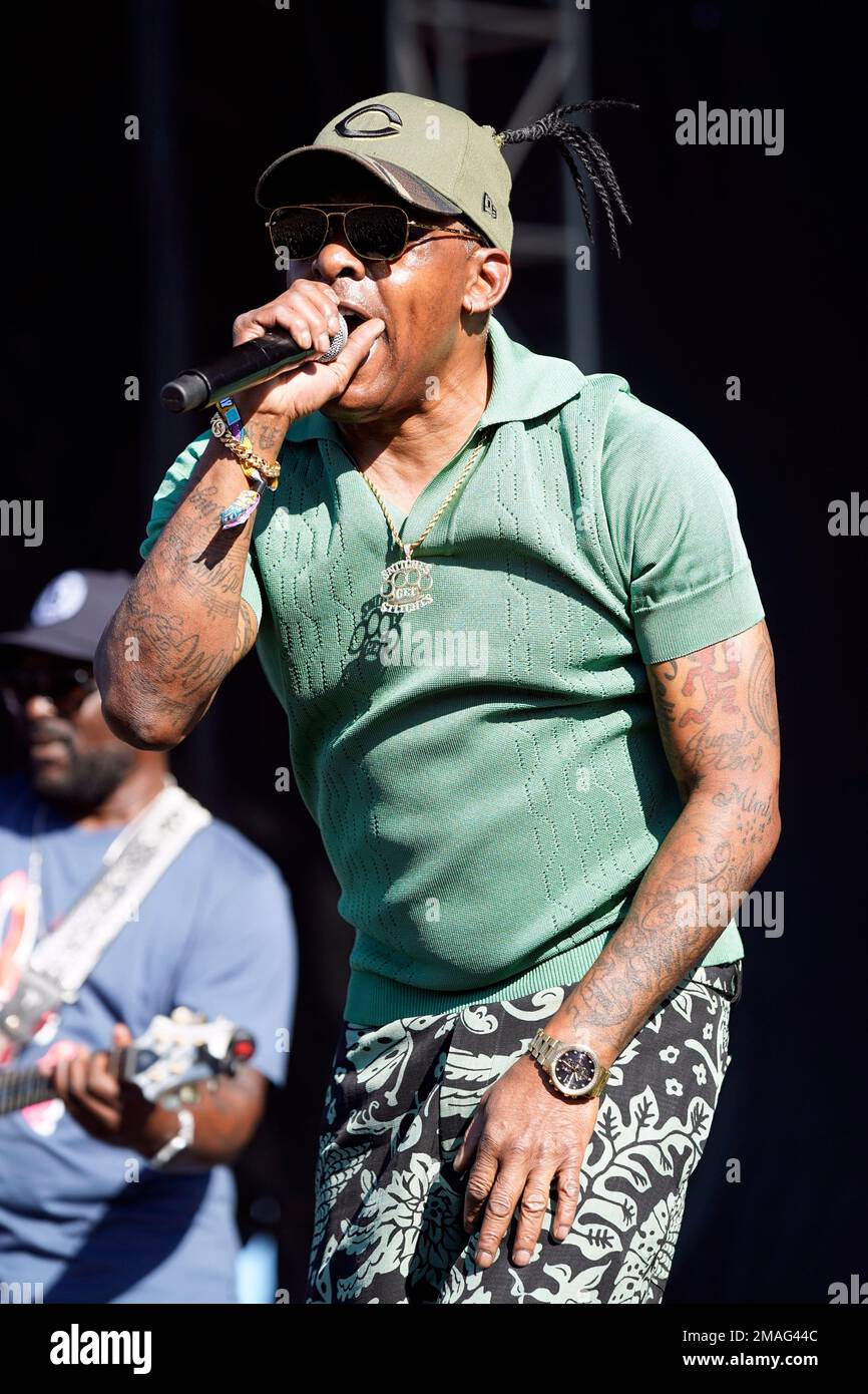 Coolio performs on day three of Riot Fest on Sunday, Sept. 18, 2022, at ...