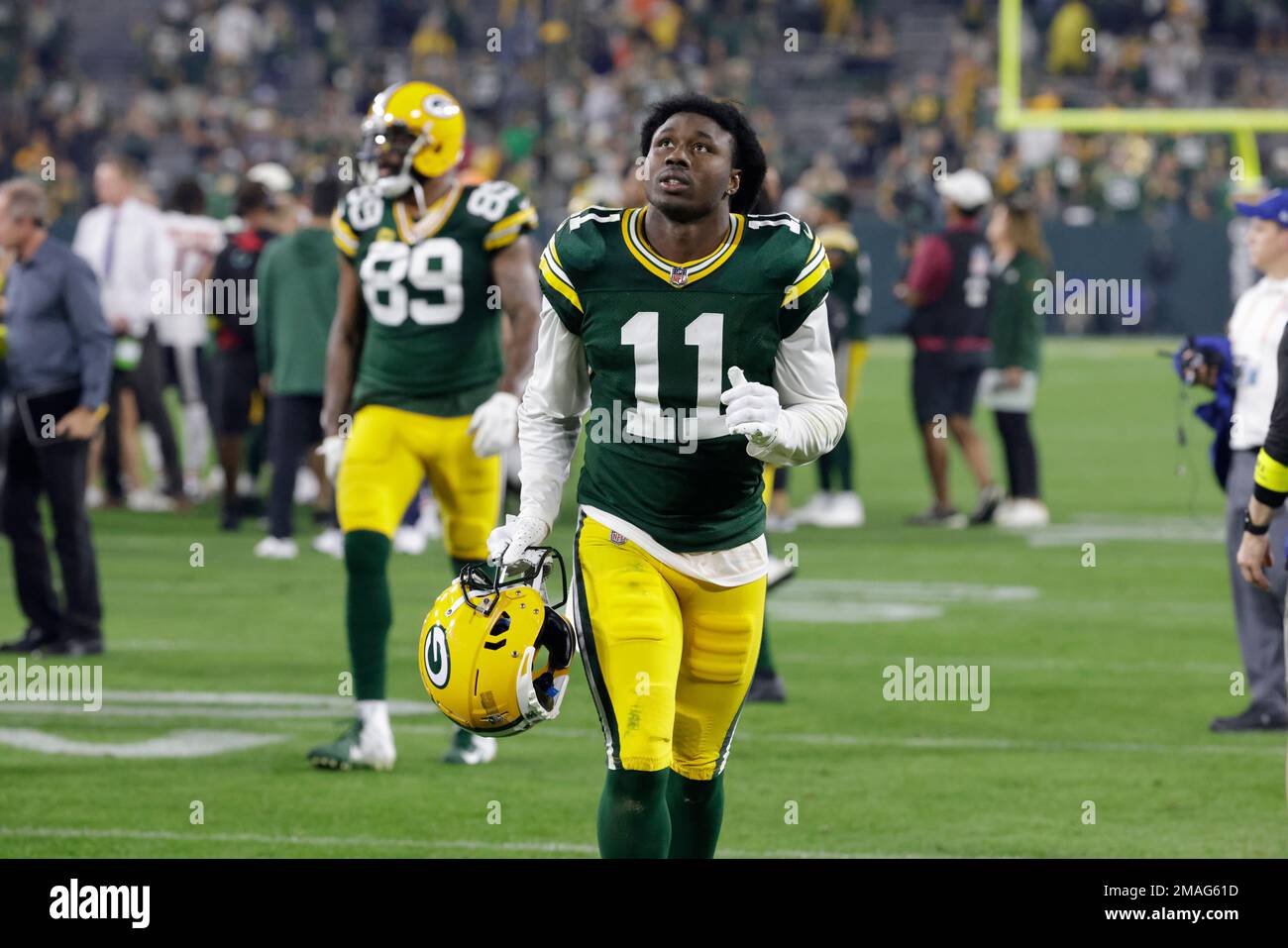 Green Bay Packers wide receiver Sammy Watkins (11) during an NFL ...