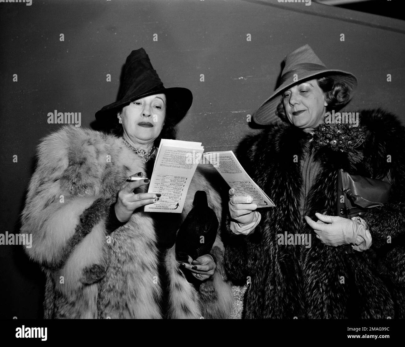 Maria "Ria" Gable, wife of movie star Clark Gable, and Jean Bello ...