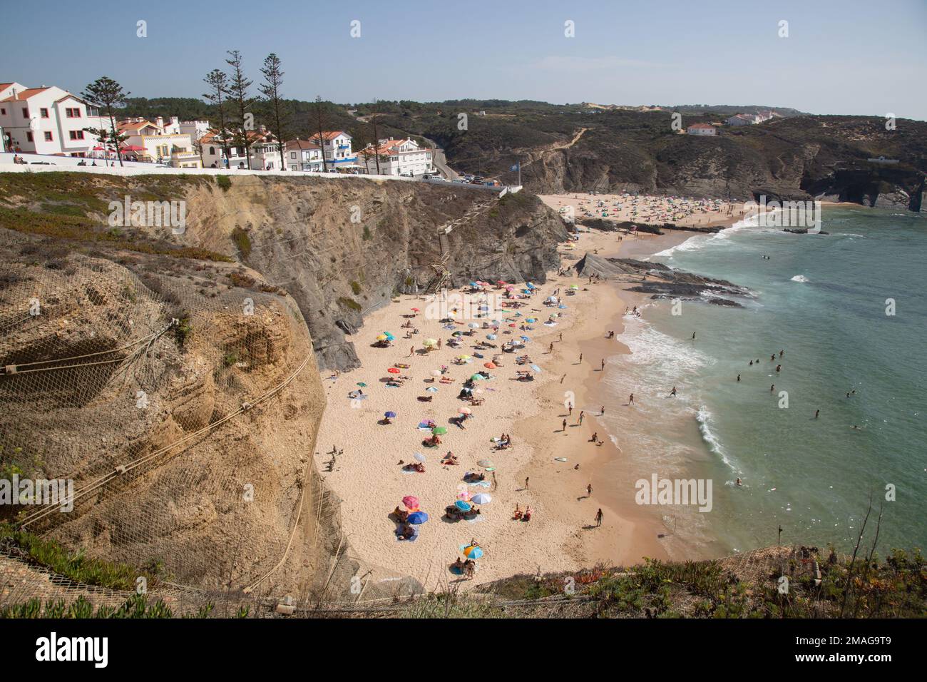 Beach at Zambujeira do Mar; Portugal Stock Photo - Alamy
